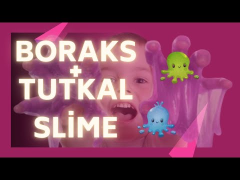 SLİME NASIL YAPILIR-EVDE SLİME YAPIMI-BORAKS İLE SLİME YAPMA-(2020)