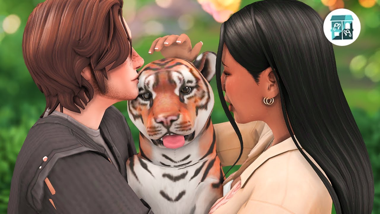 Date at the Tiger Sanctuary 🐯 | EP 7 | The Sims 4 For Rent - YouTube