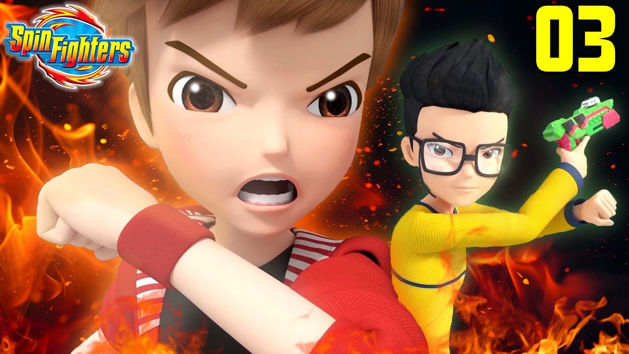 Spin Fighters | EP 03: Strategis Yang Teliti!🔥 | Full Episode | Cartoon ...
