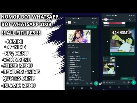 NOMOR BOT WA !! NOMOR BOT WA TERBARU || BOT WHATSAPP STIKER || BOT WA ...