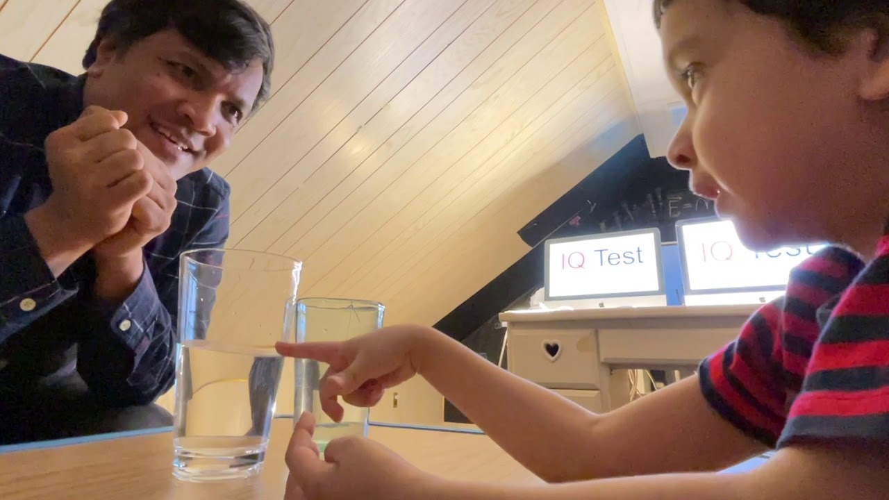 IQ Test 1 | A typical child on Piaget's conservation tasks - YouTube