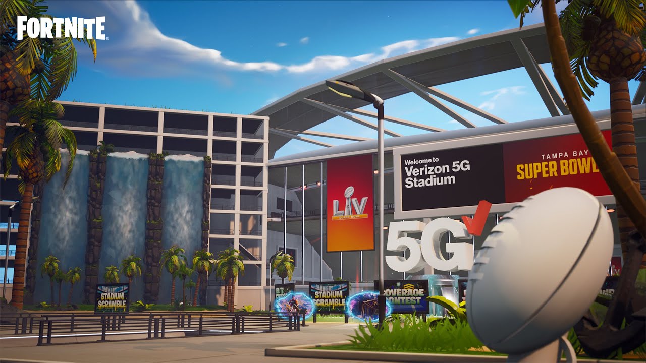 Fortnite: Verizon 5G Stadium (SuperBowl LV) - YouTube