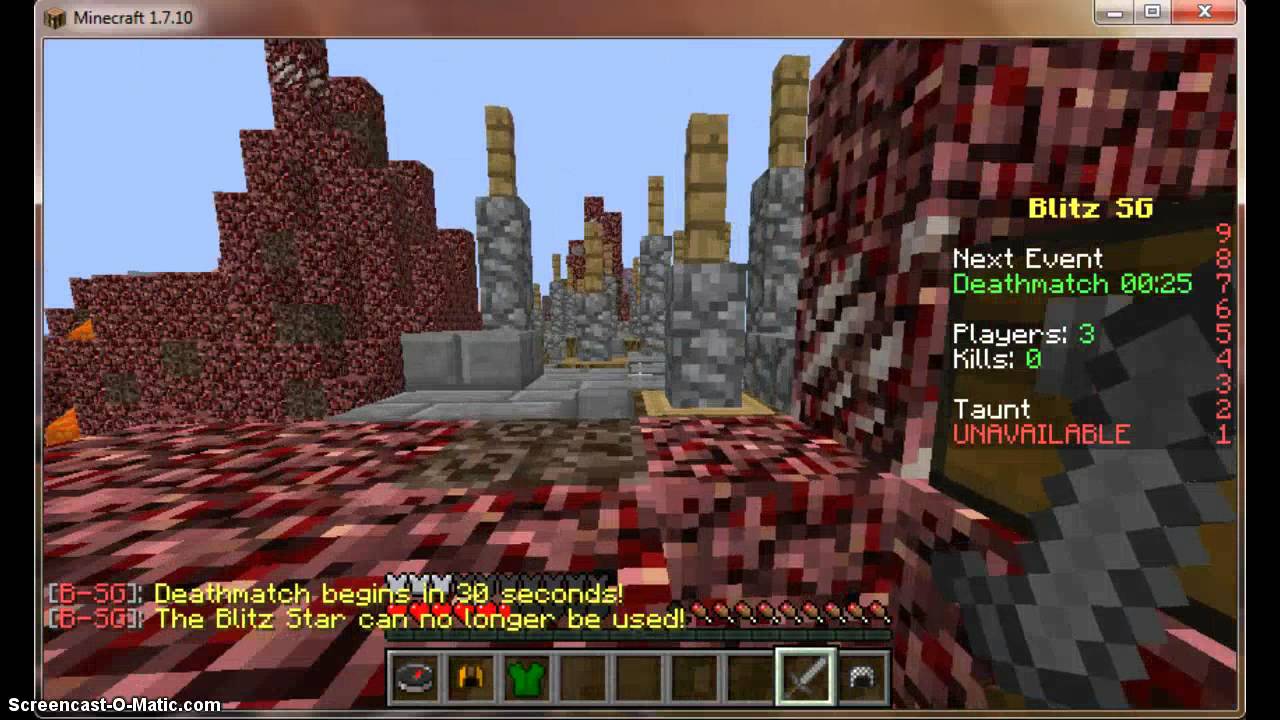 Hunger Games on Mc.hypixel.net - YouTube