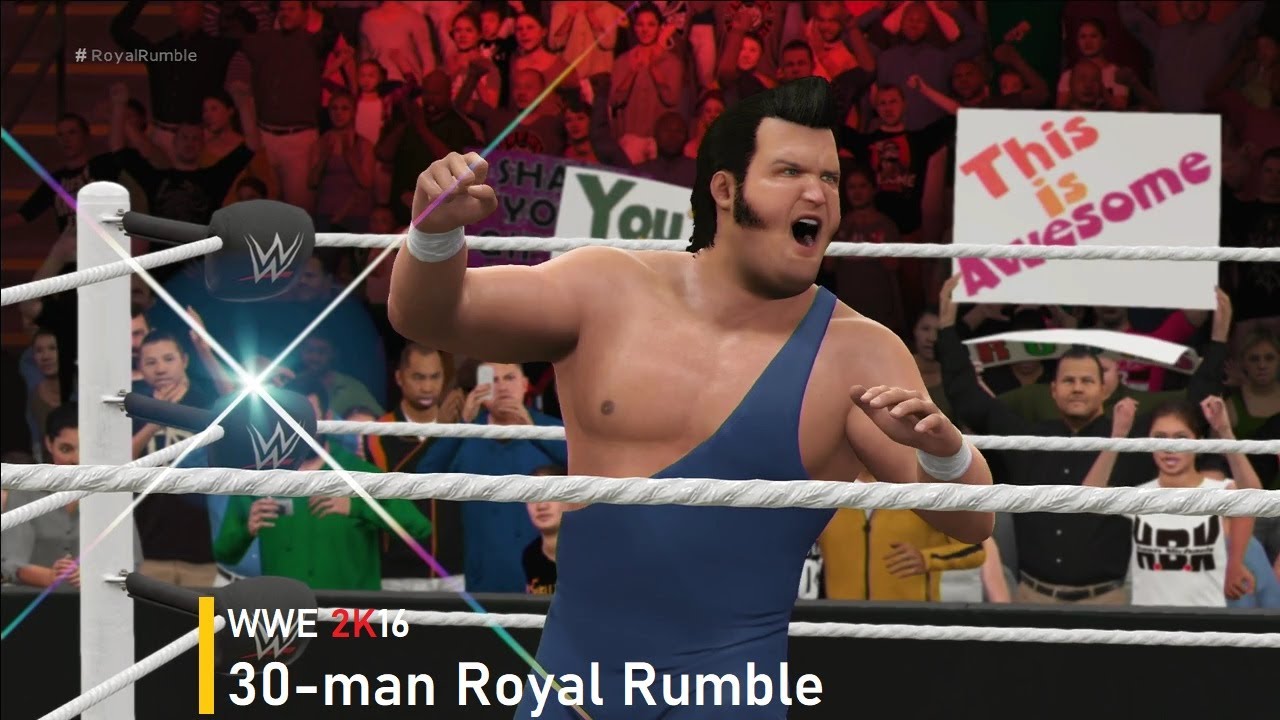 WWE 2K16 | 30-man Royal Rumble | 150 - YouTube