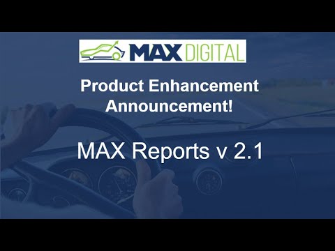 MAX Reports v2.1 - New Look - YouTube