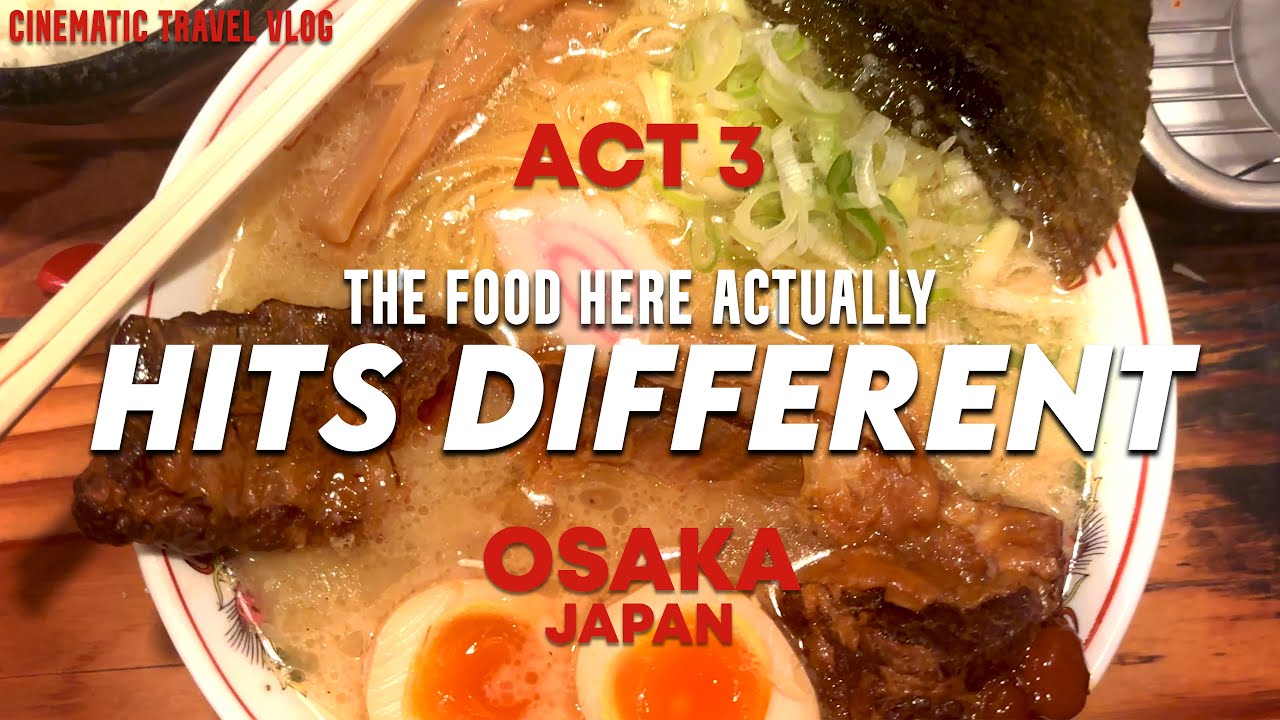 Osaka RUINED Food For Me — Can’t Go Back to Normal Food No More (OSAKA ...