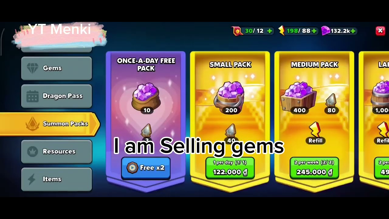 Top Troops | Royal Draw | 2.2.3 | Selling gems - YouTube