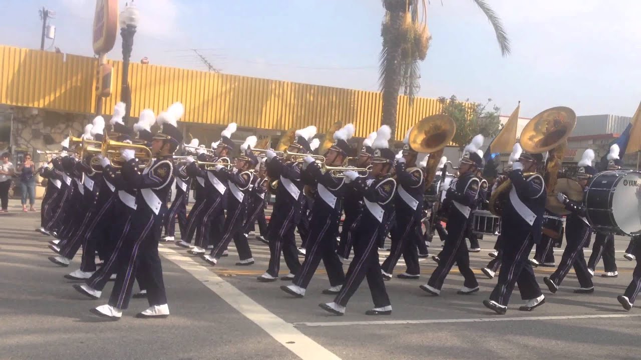 Montebello 95th Anniversary Parade: Mighty Oiler Band - YouTube