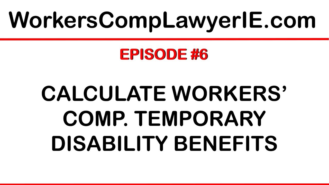 How To Calculate Temporary Disability Payments For Workers how-to-calculate-temporary-disability-payments-for-workers