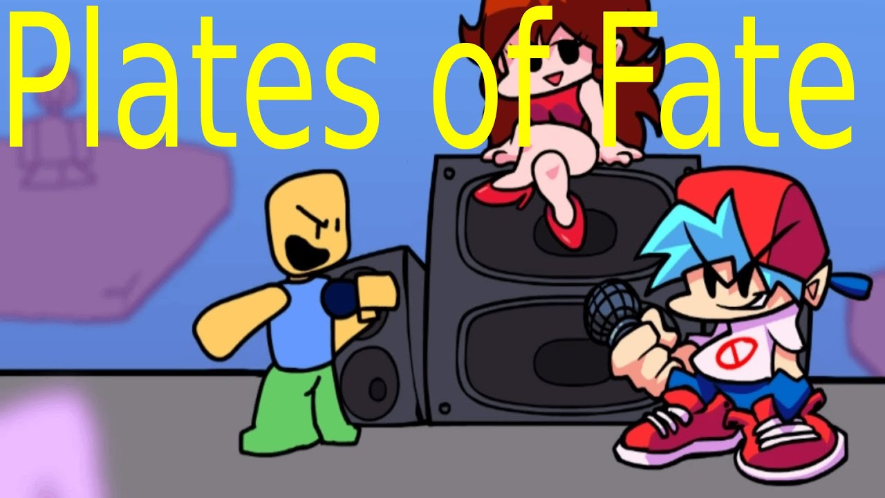 FNF:-) Plates of Fate (ONESHOT) - YouTube