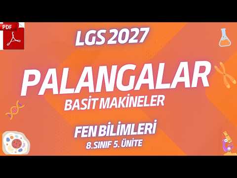 Basit Makineler - Palangalar | LGS 2027 | Fen Bilimleri 8. Sınıf 5. Ünite #lgs2027 #basitmakineler