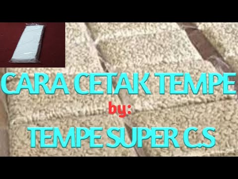 Cara Cepat Mencetak Tempe || Bikin Tempe Tumpuk || Tempe Rapi Padat ...