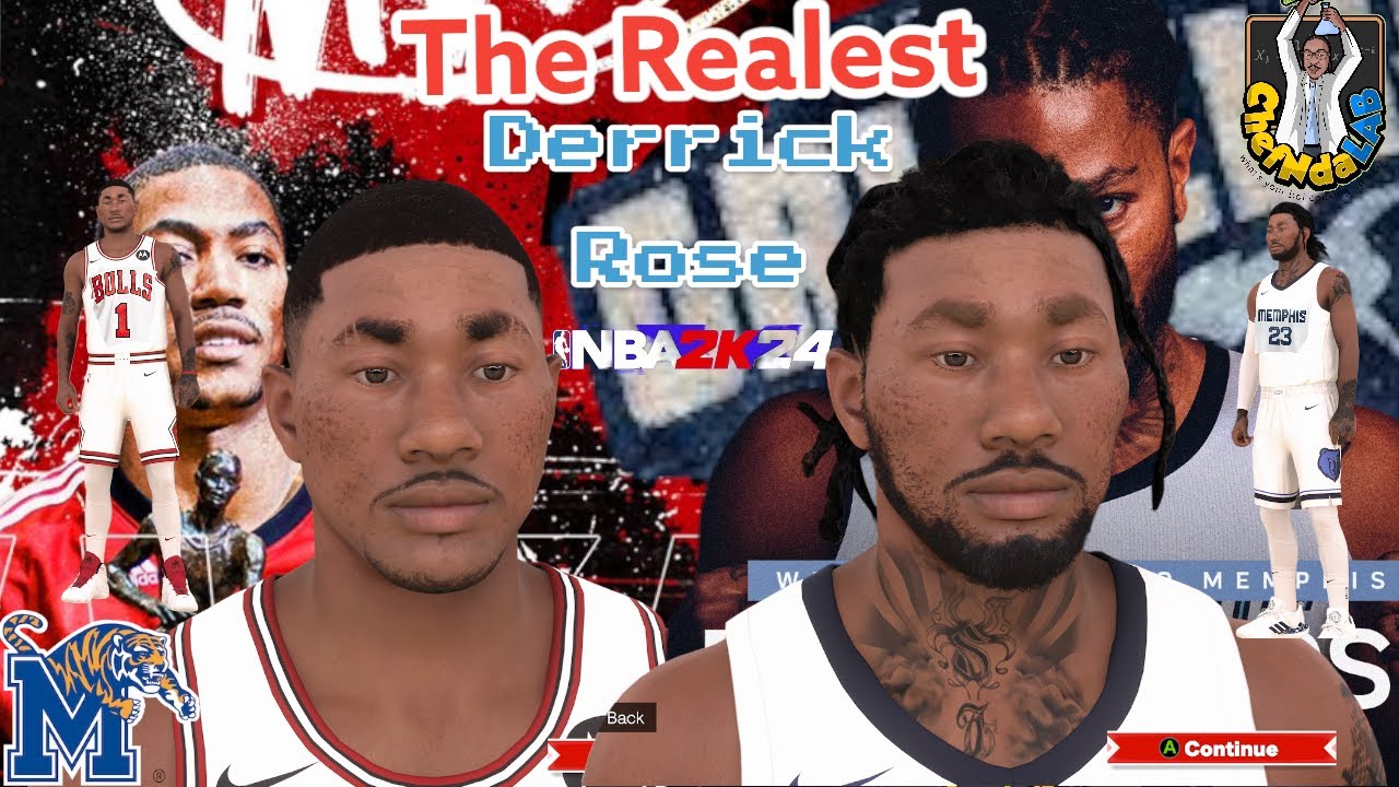 The Realest Derrick Rose NBA 2k24 Face Creation (Kobe Bryant Edition) 🔥 ...