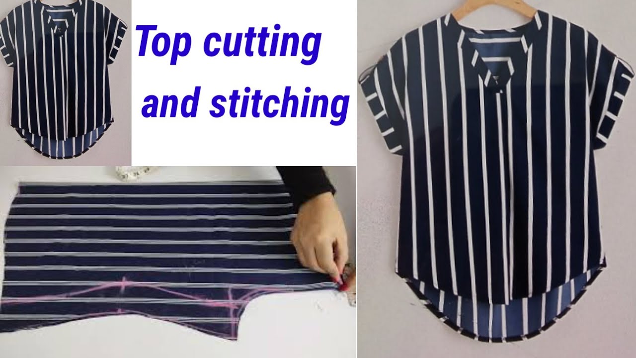 टॉप की कटिंग कैसे करते हैं/ top design cutting and stitching/How to ...