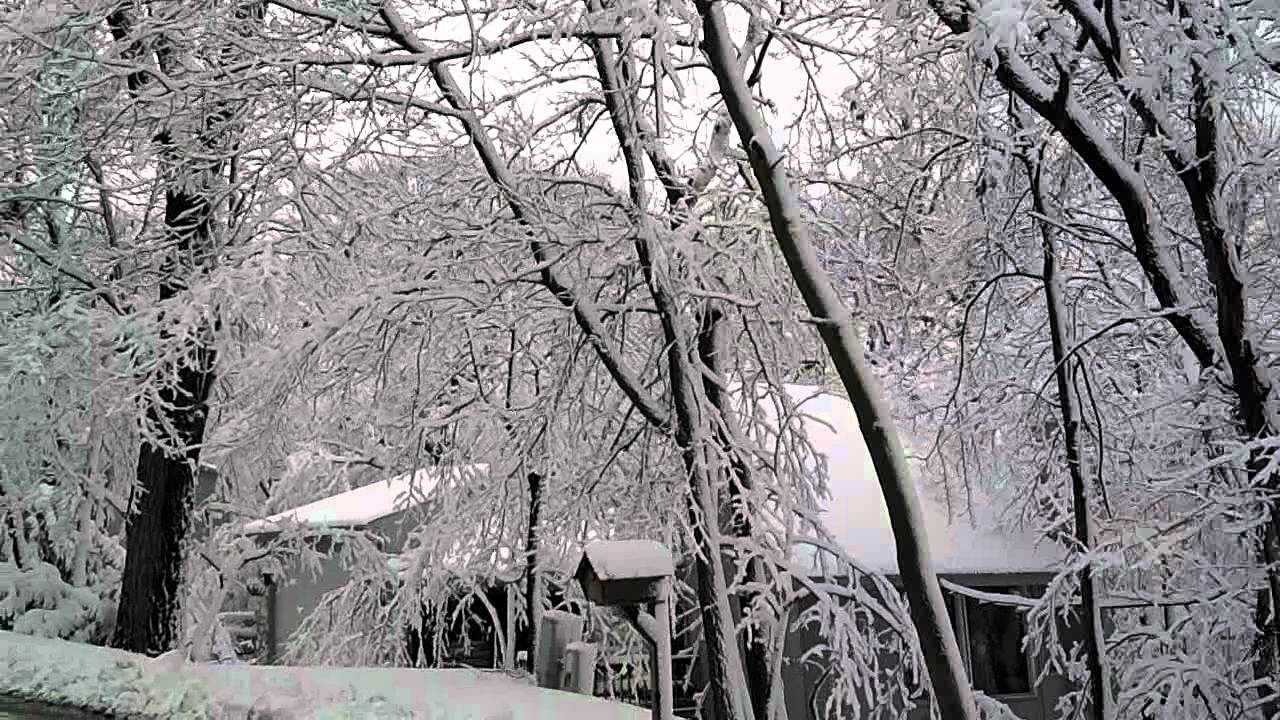 Winter Wunderland in Bellevue Nebraska. - YouTube