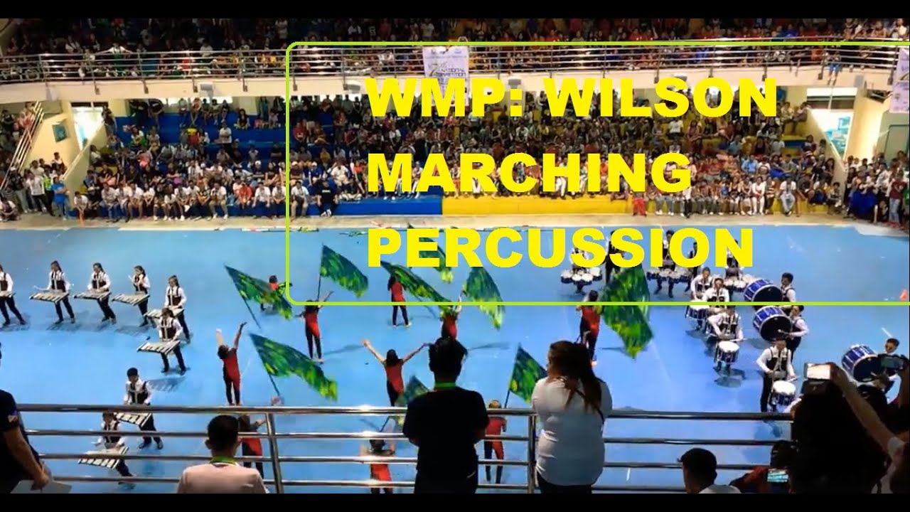 WMP: WILSON MARCHING PERCUSSION 7th PDLAI 2019 AERIAL SHOT - YouTube