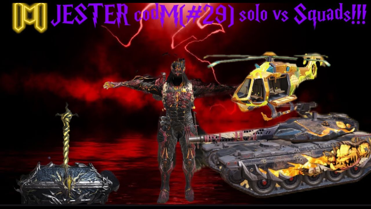 𝕁𝔼𝕊𝕋𝔼ℝ CodM(#29) SOLO VS SWEATY SQUADS wipeouts!!!!!! - YouTube