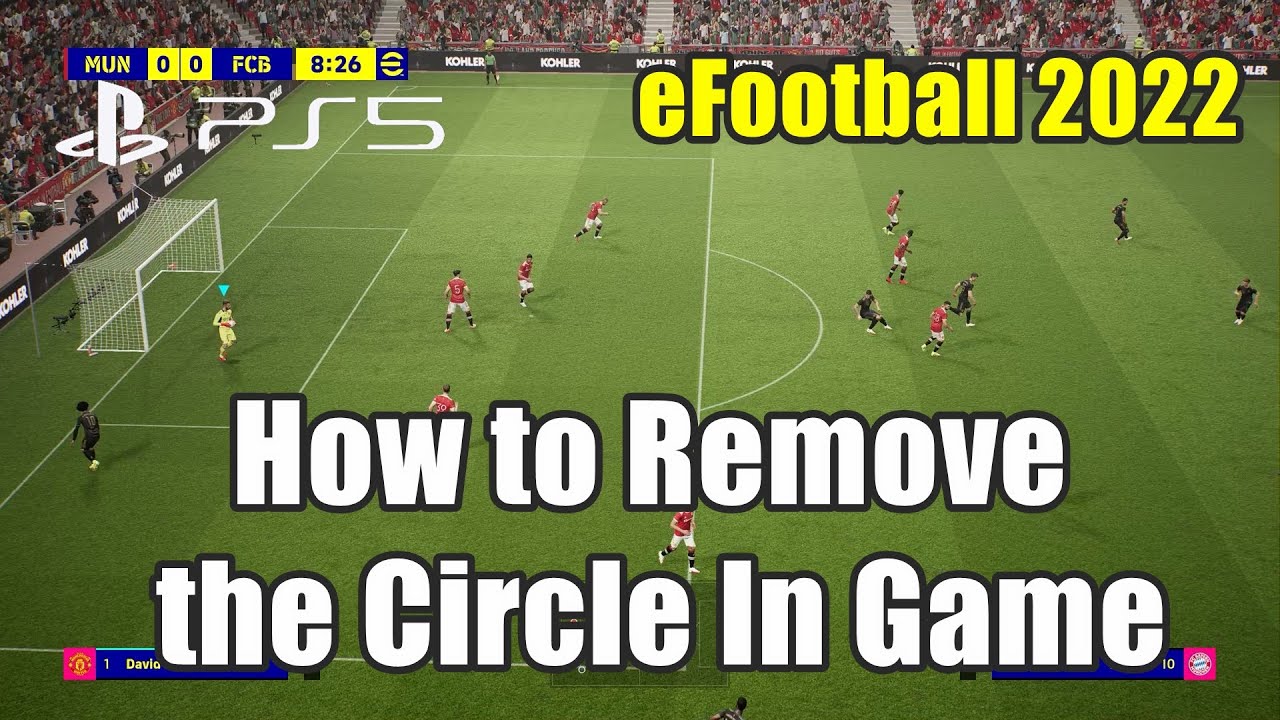 eFootball 2022 How to Remove the Circle In Game (PES 2022) - YouTube