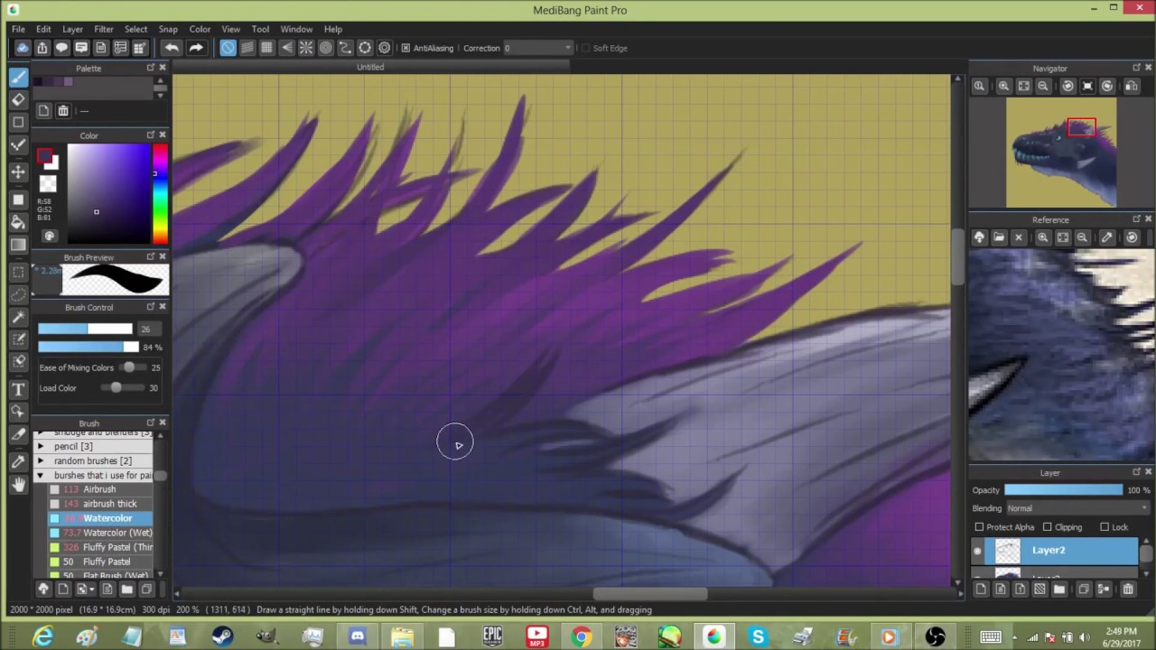 anths tisso rex speedpaint fan art - YouTube