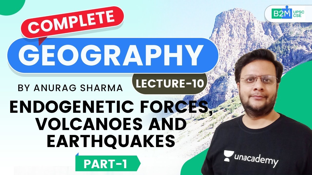L10: Endogenetic Forces, Volcanoes | Part-1 | Complete Geography | UPSC ...
