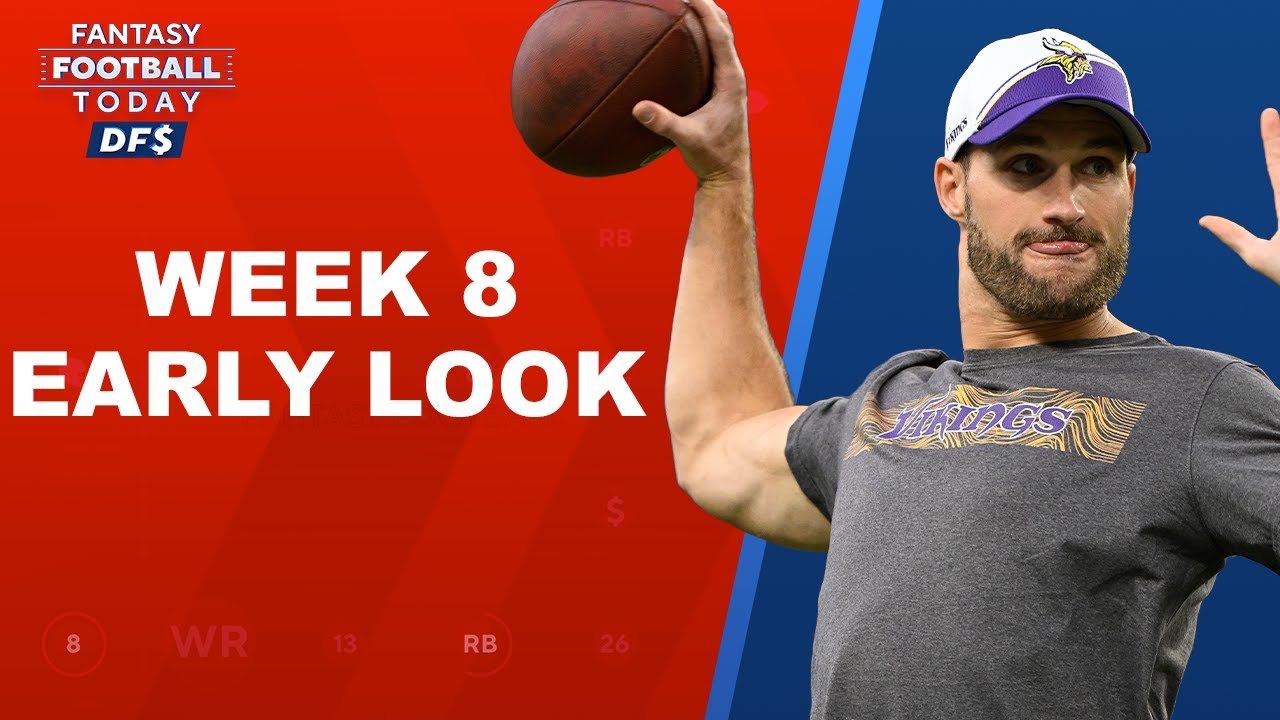 Week 8 NFL DFS Early Look | Fantasy Football Today DFS - YouTube