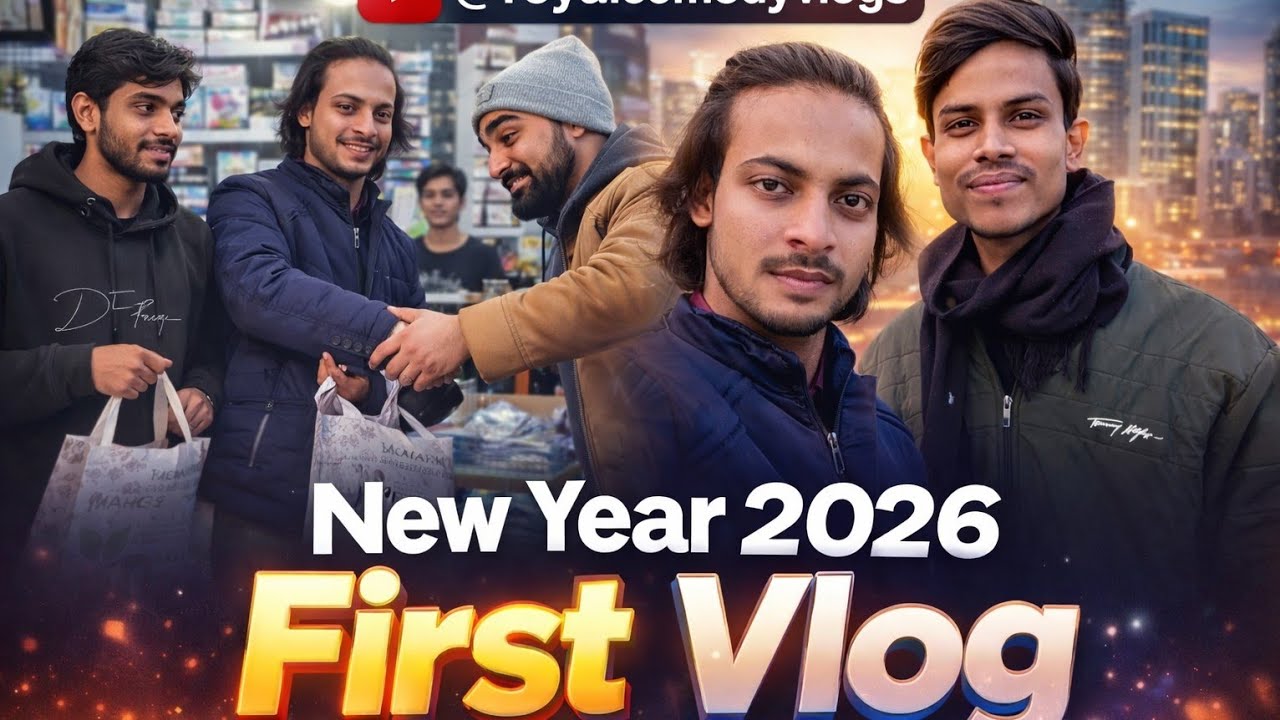 New year first Vlogs / Royal Comedy Vlog / Royal Comedy shorts | - YouTube