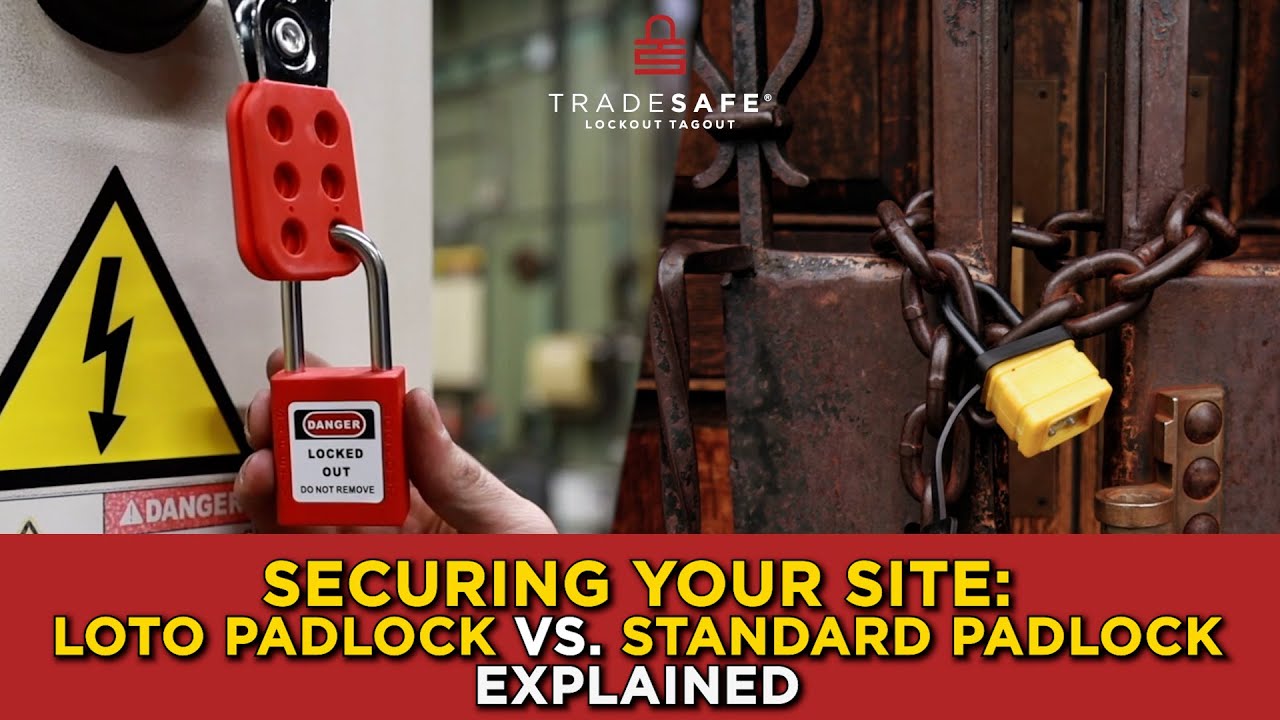 Securing Your Site: LOTO Padlock vs Standard Padlock Explained - YouTube