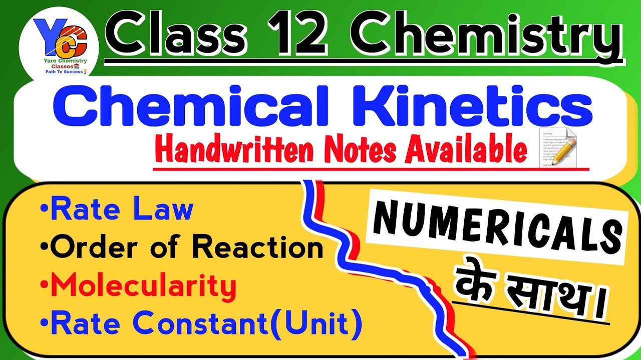 chemical kinetics |class 12 chemistry|Rate Law|order of reaction ...