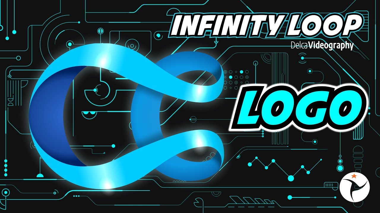 ⌘ INFINITY LOOP LOGO: TUTORIAL COREL DRAW 🥨 - YouTube