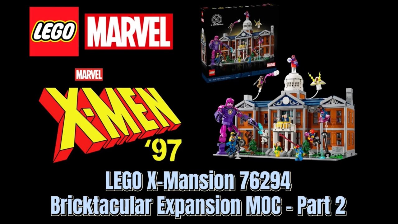 LEGO X-Mansion 76294 - Expansion MOC - Part 2 - YouTube