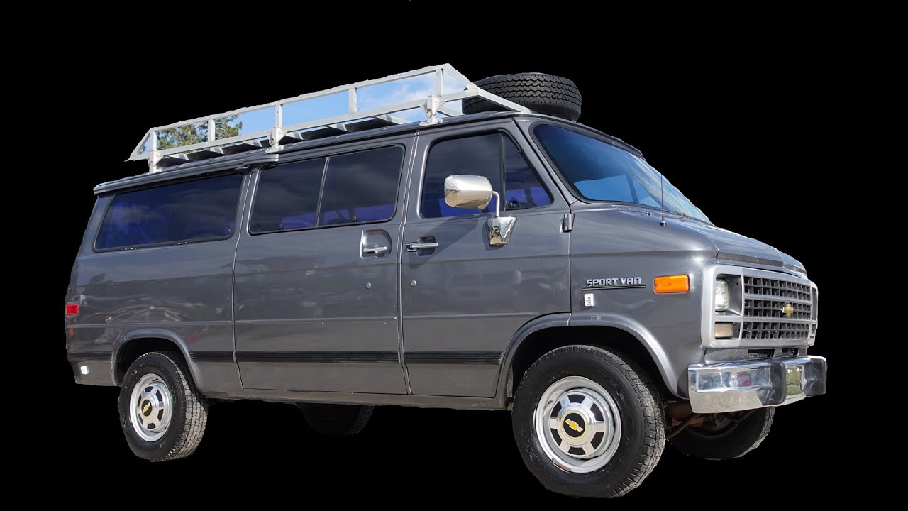 1995 Chevy G30 Sport Van 1 Owner LOW MILE V8 Van Life Camper Conversion ...