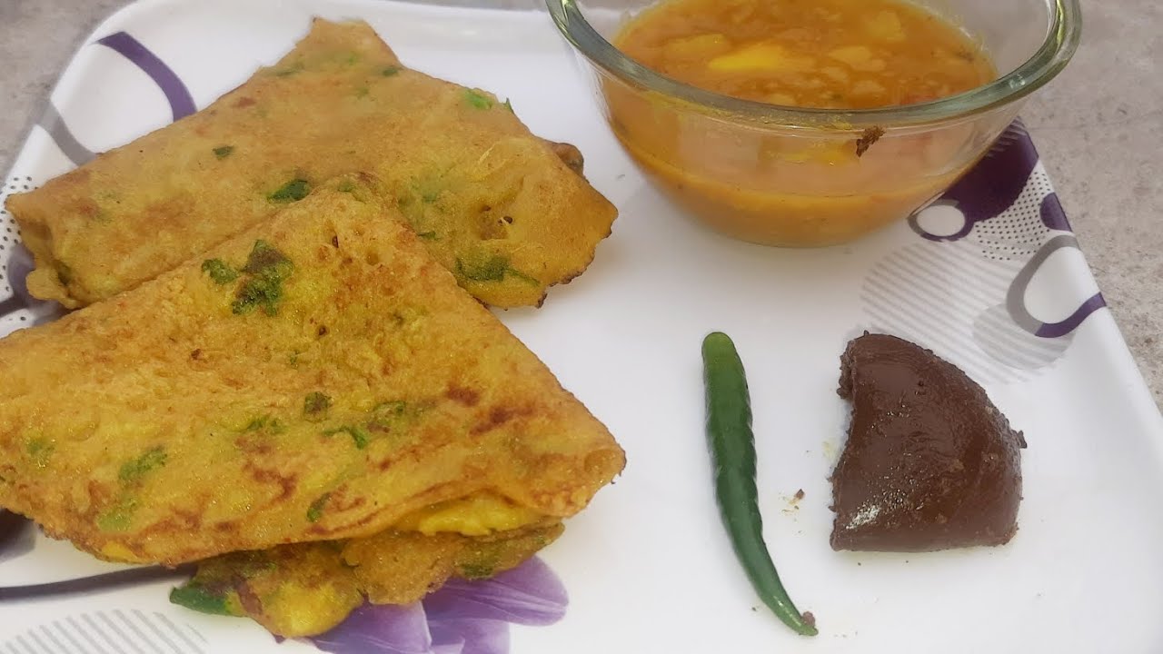 Tasty or healthy breakfast recipe ll How to make muli chilla at home ll ...