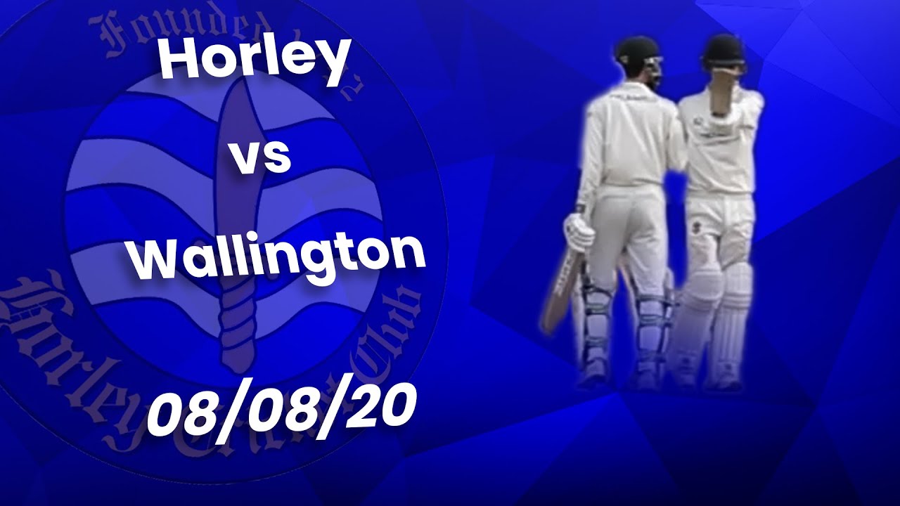 Surrey Challenge Cup... FINALLY A FULL GAME! Horley CC 1st XI vs ...
