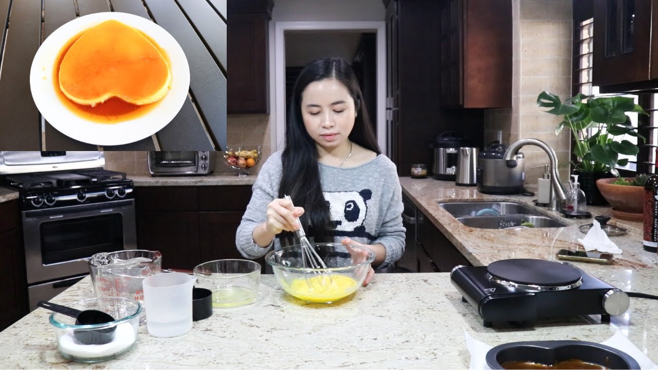 Caramel Custard Pudding | Flan | ASMR COOKING | Stephanie Nguyen 🔥 ...