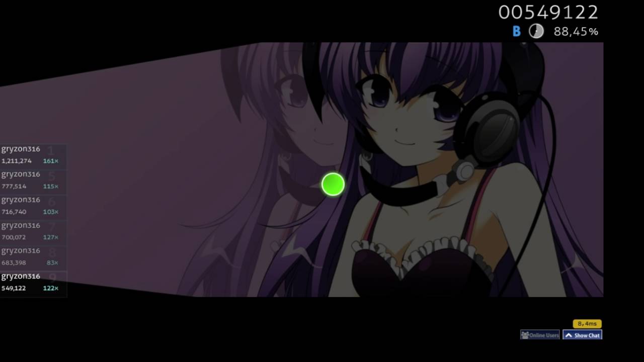 Osu! My life is a party (Nightcore remix) insane 60fps - YouTube