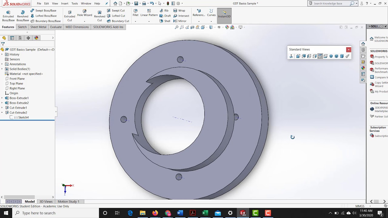 Understanding GD&T with Solidworks - YouTube