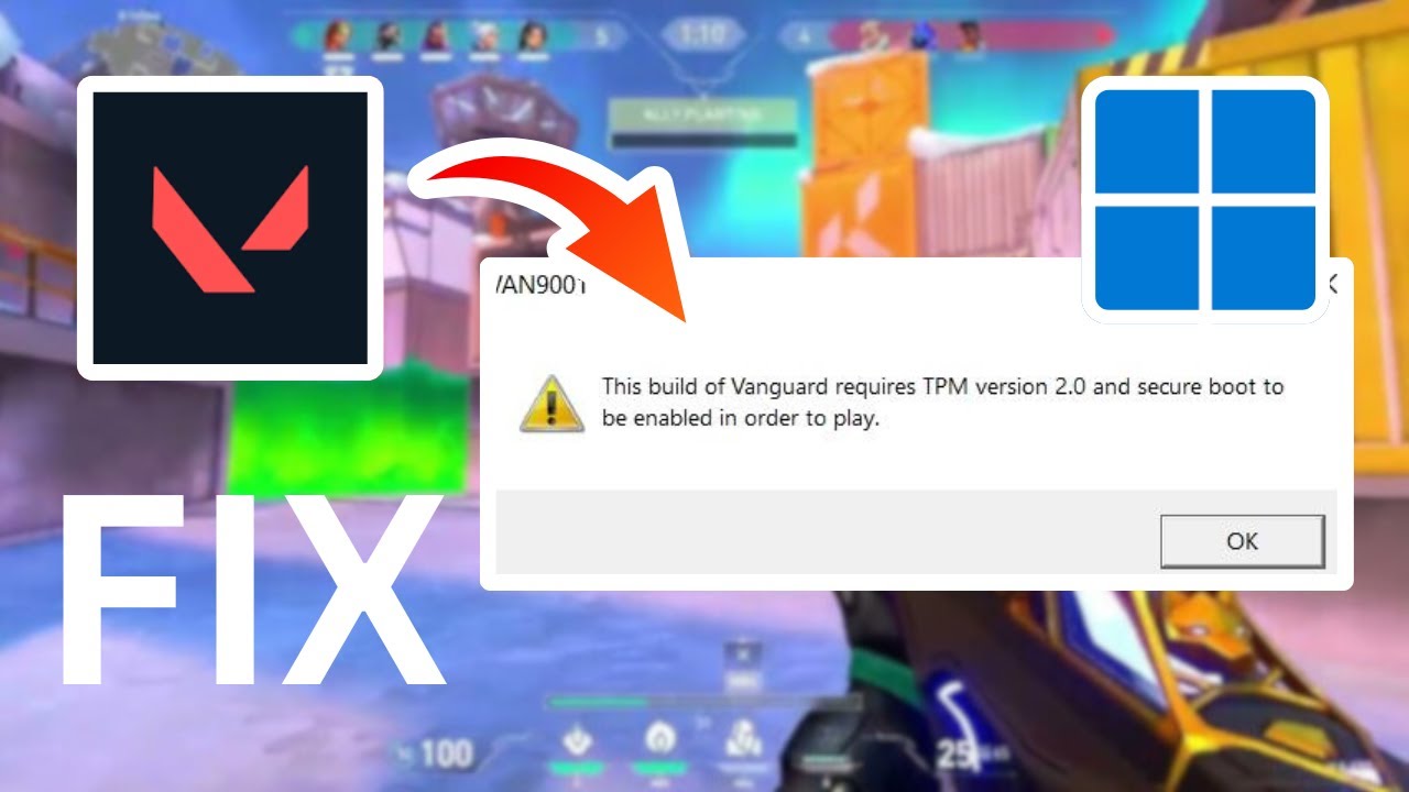 How to Fix Valorant VAN 9003 & Secure Boot | Enable TPM 2.0 in Windows ...