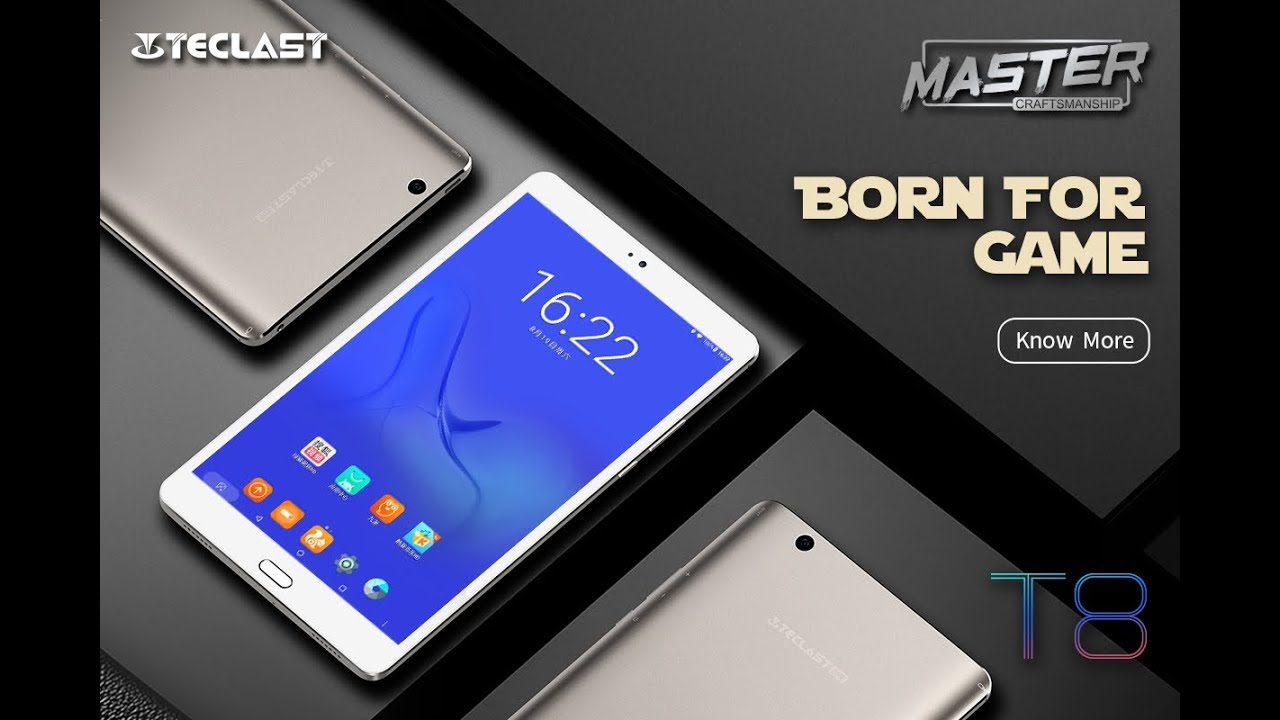 Born For Game!Teclast Newest Tablet--Master T8 - YouTube
