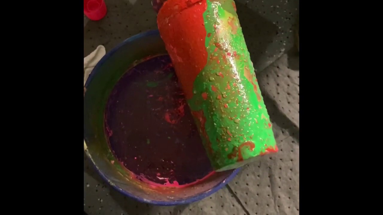 How I did this Hydro-Dip Epoxy Tumbler - YouTube