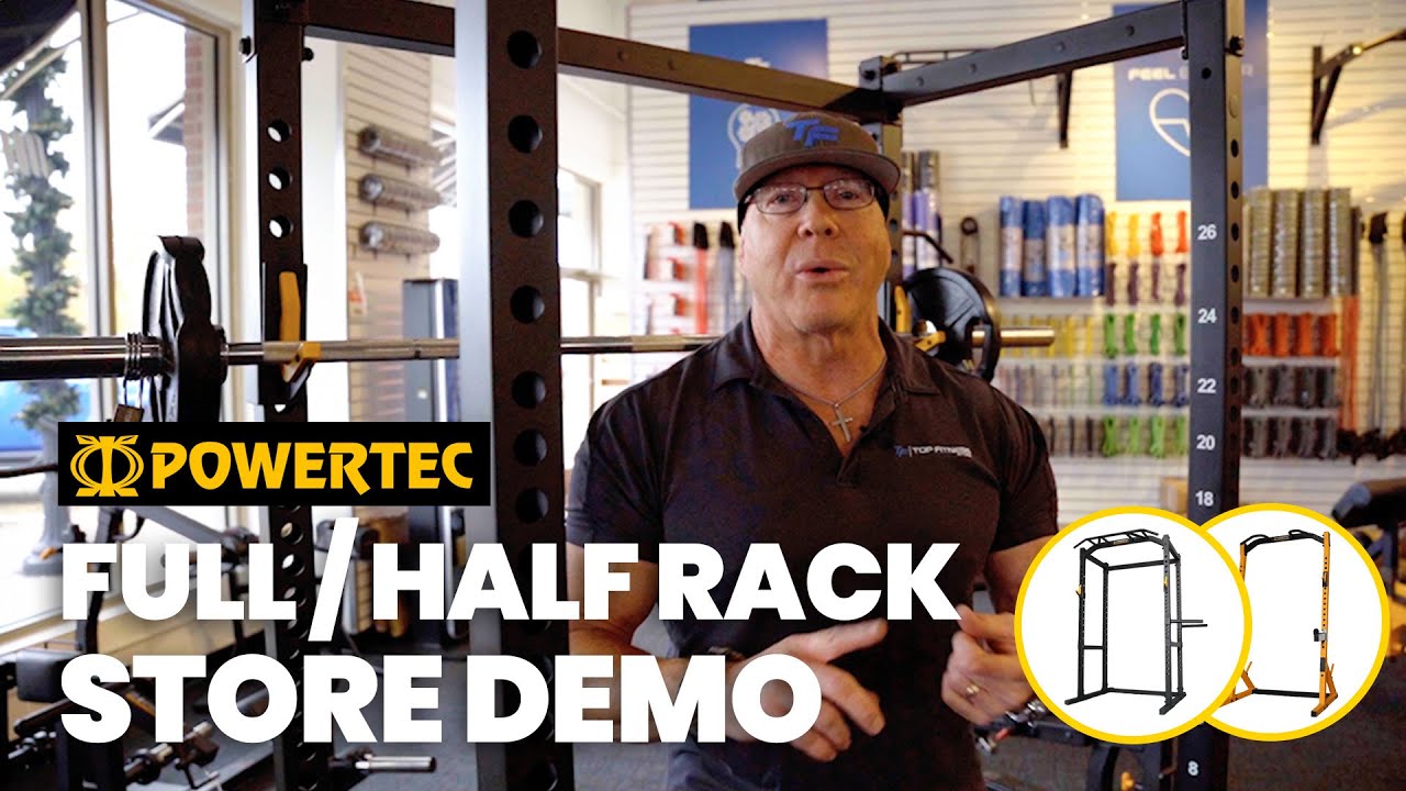Powertec Power Rack & Half Rack In-Store Demo At Top Fitness ...