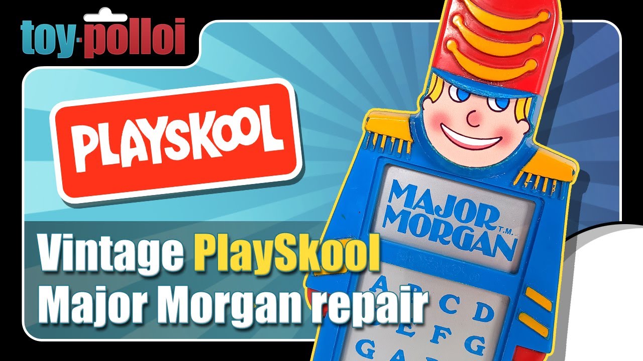 Vintage Playskool Major Morgan repairs - Toy Polloi - YouTube