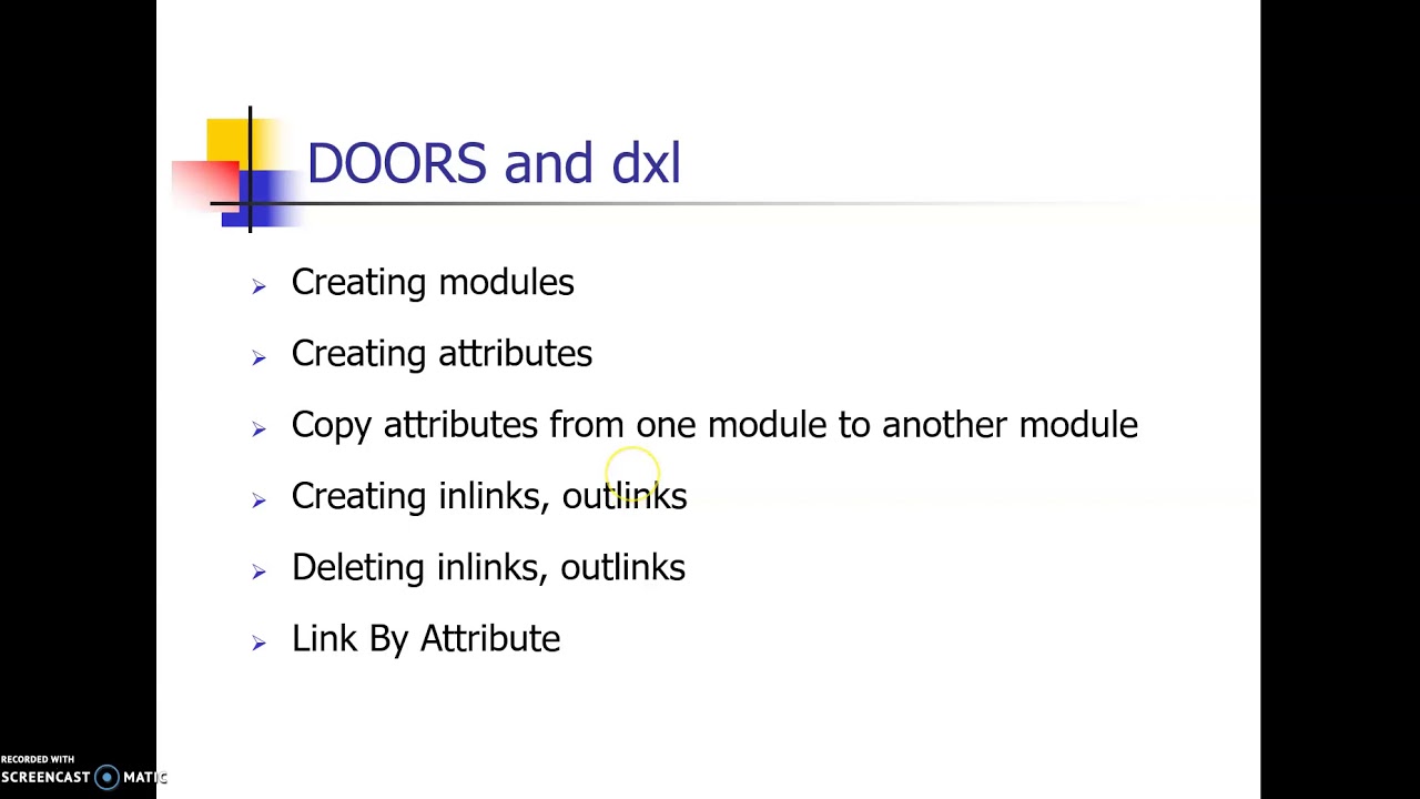 DOORS and dxl freelancer - YouTube