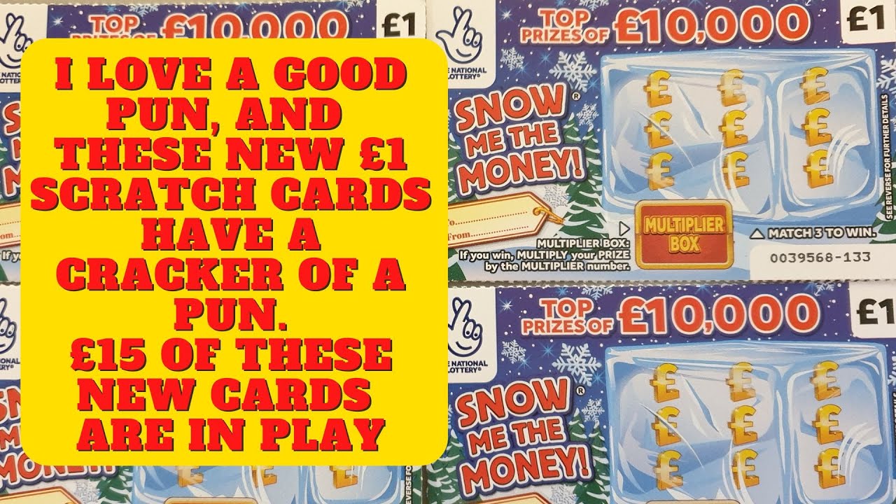Brand new £1 scratch tickets from the national lottery. New Snow me the ...