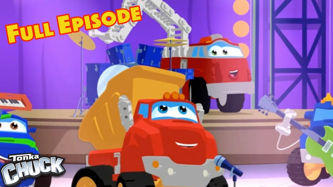 Tonka Chuck Starts a Band | E13 | S01 🚚 BRAND NEW Tonka Chuck and ...