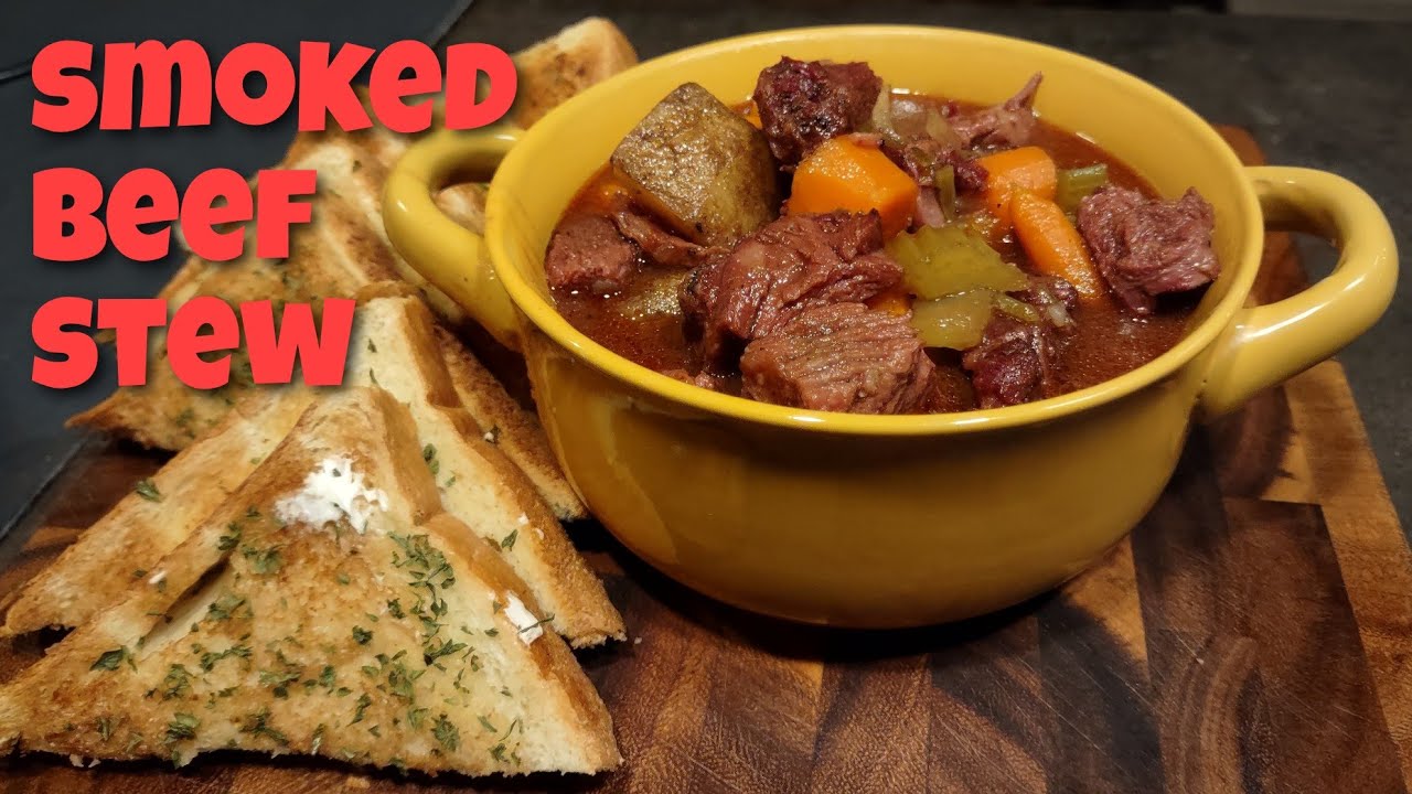 Slow Smoked Beef Stew on the Drum Smoker - YouTube