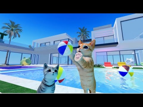 Exploring and having Fun at the Kitten Mansion! 😍🥰🤪 (Roblox- Kitten ...