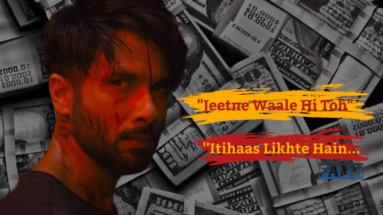 Farzi Quotes || Top 10 Best Dialogue Farzi || Shahid kapoor || Artist 😎 ...