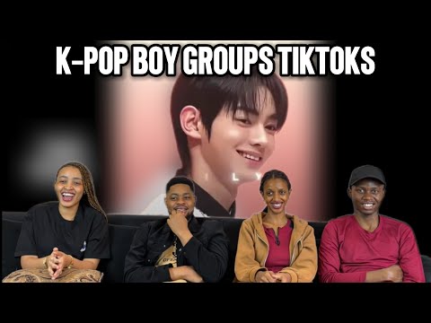 Our Reaction To K-pop Boy groups TikTok bc I love them
