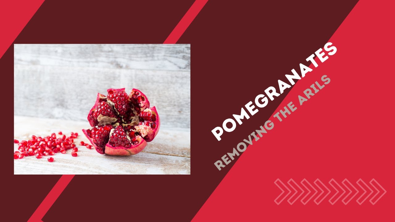 How to "shell" a Pomegranate - YouTube