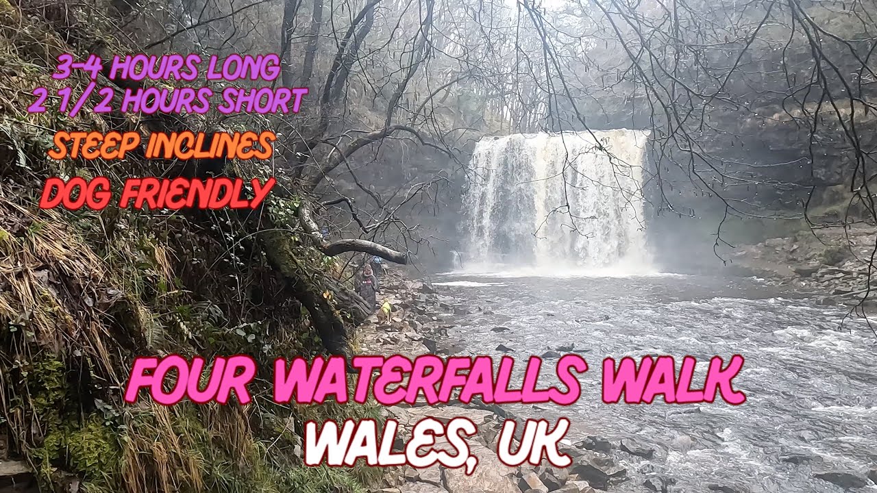 Four Waterfalls Walk, Brecon Beacons, Wales UK - YouTube